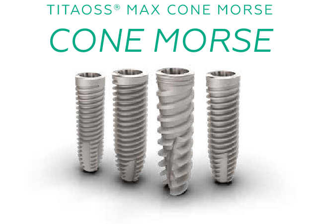 Implante Intraoss – Titaoss Max Cone Morse