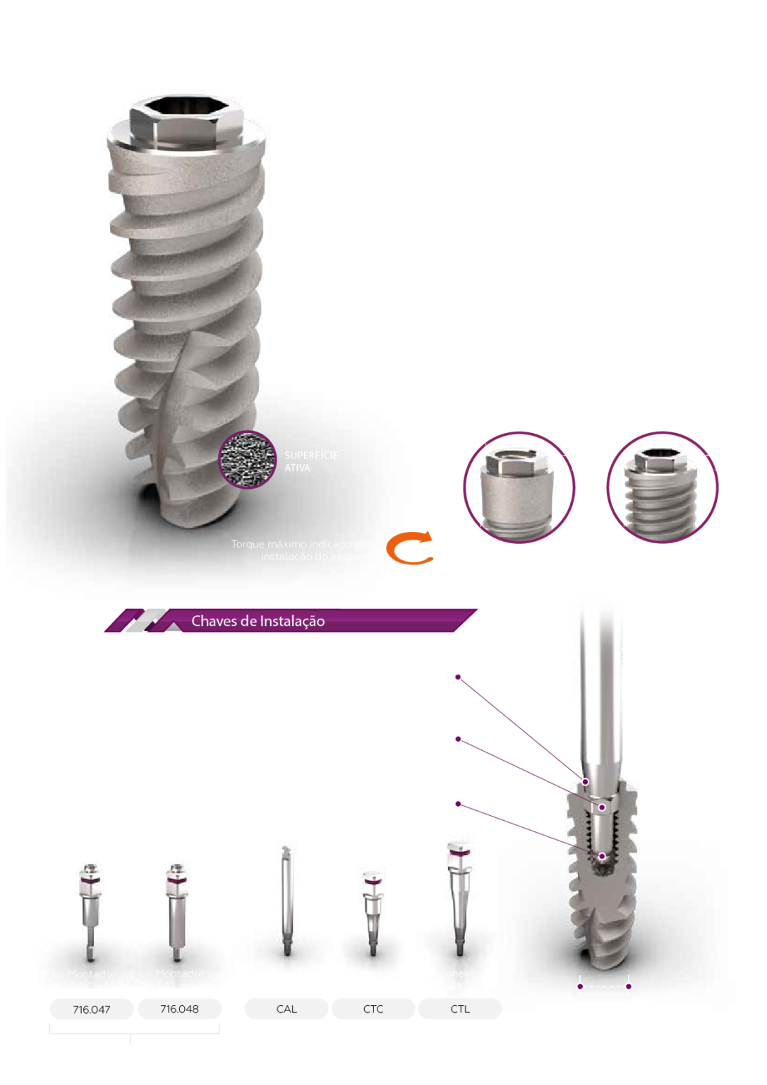 Implante Intraoss – Titaoss Max Cone Morse