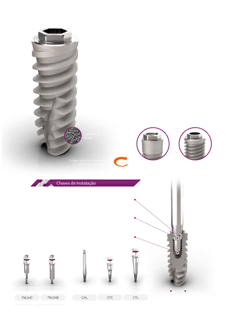 Implante Intraoss – Titaoss Max Cone Morse